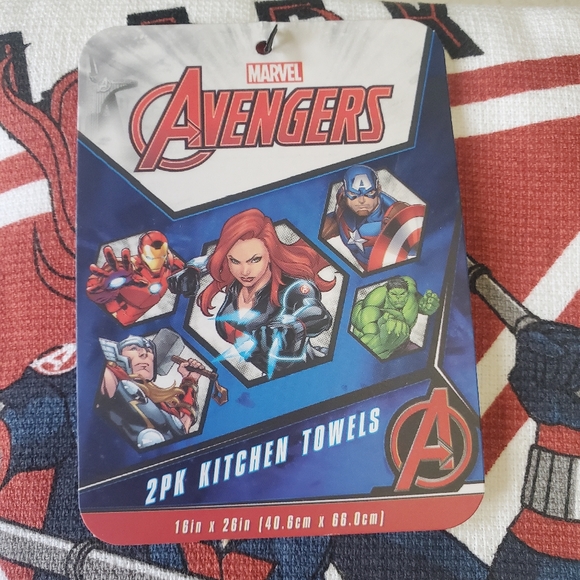 best brand | Kitchen | Marvel Avengers Kitchen Towels Black Widow 6x26 ...